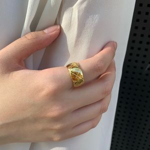 Jewelry | 14k Minimalist Gold Wide Band Ring | Poshmark